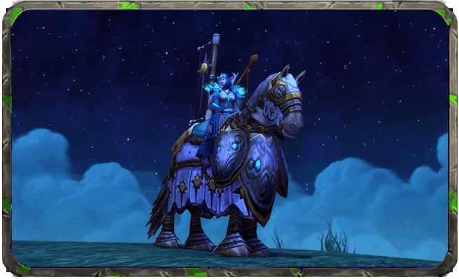 Crusader's Black Warhorse Mount - Bestwowaccounts
